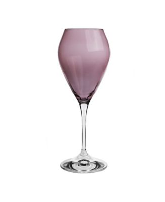 Classic Touch V Shaped Glass with Clear Stem, Set of 6 - Macy's