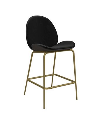 CosmoLiving By Cosmopolitan Astor Upholstered Counter Stool - Macy's