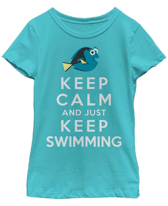 Fifth Sun Big Girls Finding Dory Calm Swim Short Sleeve T-shirt - Macy's