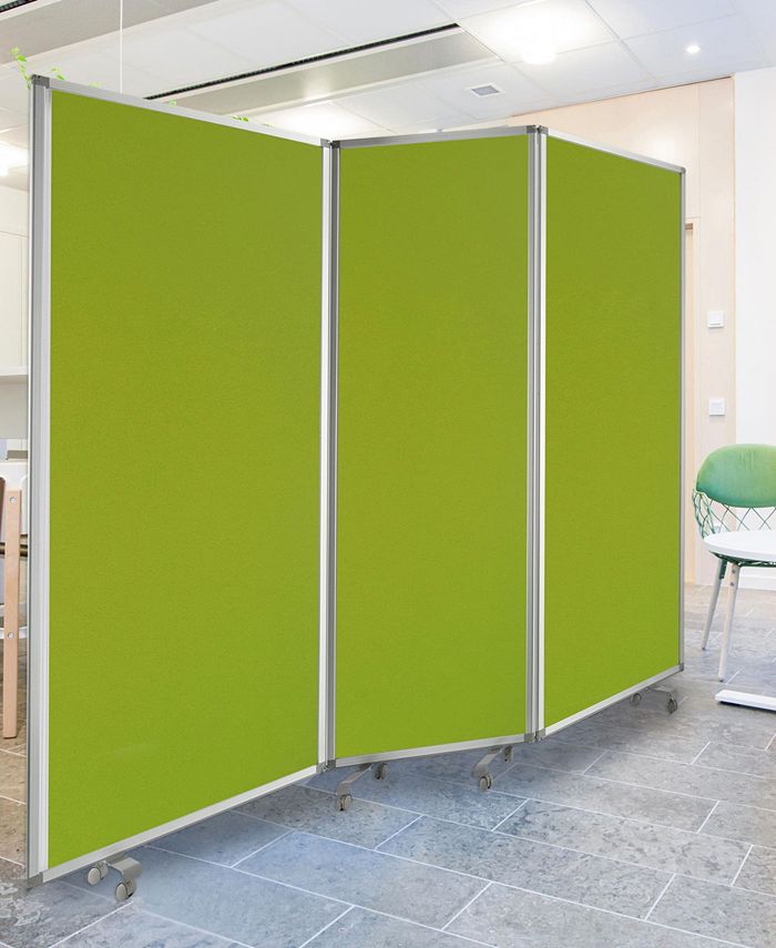 Screen Gems Commercial Residential Double-sided Wheeled 3 Panel Screen ...