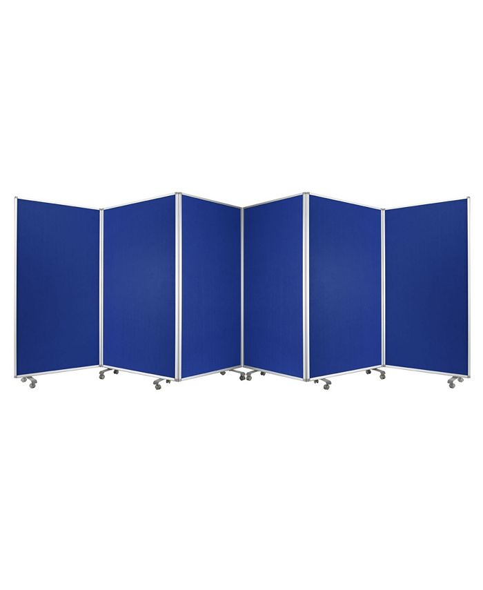 Screen Gems Commercial Residential Double-sided Wheeled 6 Panel Screen ...