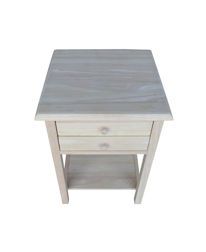 International Concepts Lamp Table with 2 Drawers - Macy's