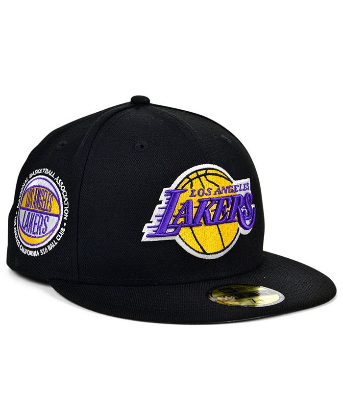 New Era Los Angeles Lakers Men's All Around Fitted Cap - Macy's