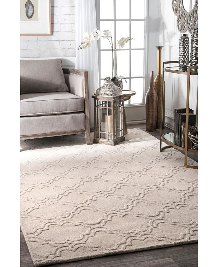 nuLoom Simplified Hand Tufted Wilhelmina 3' x 5' Area Rug - Macy's