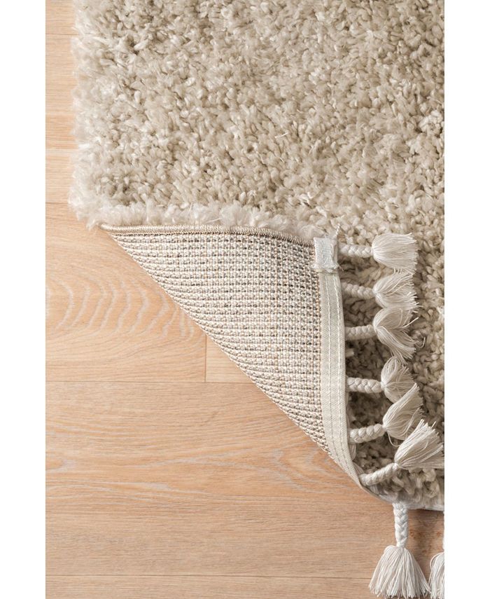 nuLoom Belleza Plush Neva Beige 7'10" x 10'10" Area Rug - Macy's