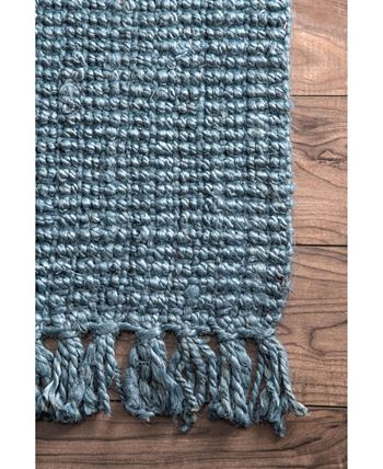 nuLoom Natura Natura Collection Chunky Loop 8'6" x 11'6" Area Rug - Macy's