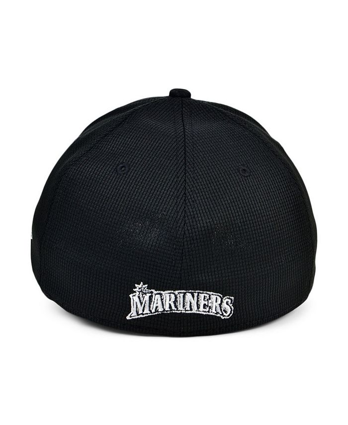 New Era Seattle Mariners 2020 Clubhouse Black White 39THIRTY Cap - Macy's