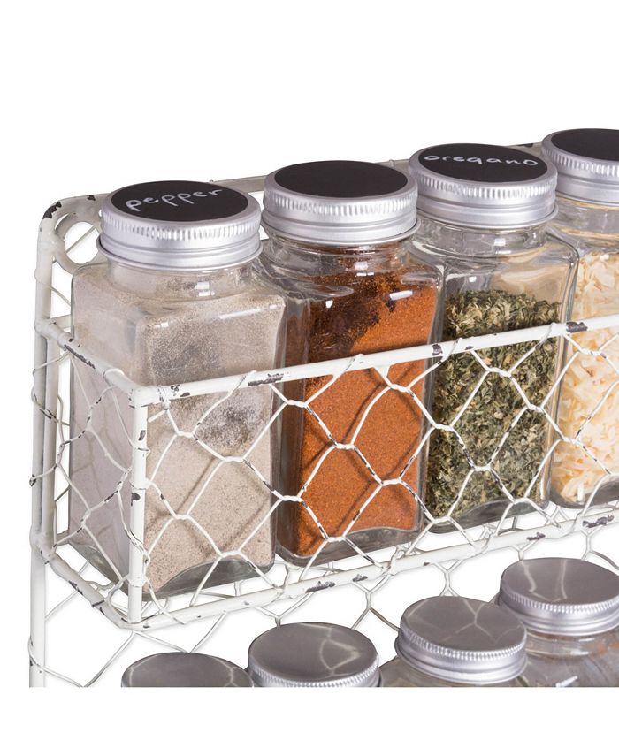 Design Imports 2 Row Chicken Wire Spice Rack - Macy's