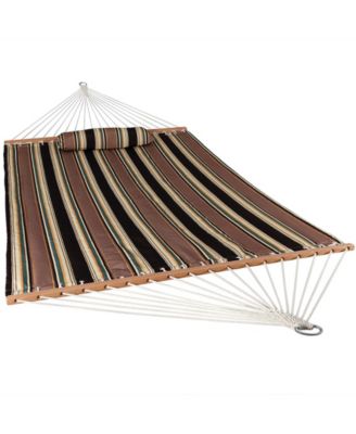 Click here for Sunnydaze Decor Outdoor Quilted Double Hammock Wit... prices
