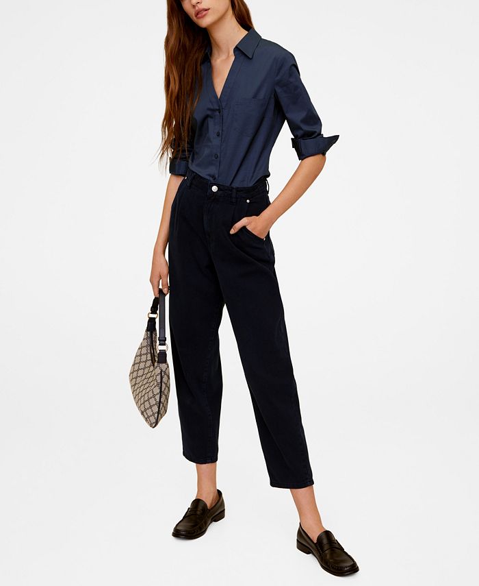 MANGO Cotton Slim-Fit T-Shirt - Macy's