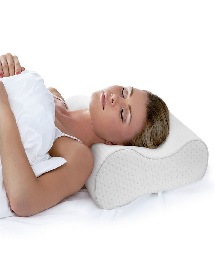 SensorPEDIC Luxury Extraordinaire Contour Memory Foam Bed Pillow - Macy's