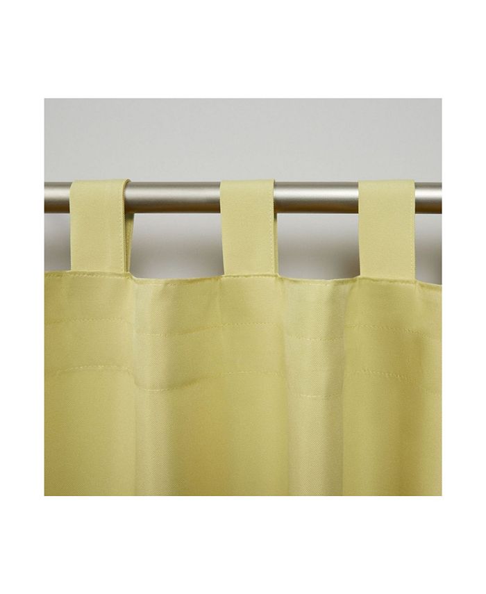 Exclusive Home Curtains Indoor - Outdoor Solid Cabana Tab Top Curtain ...