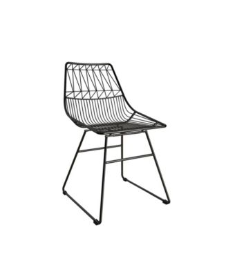 CosmoLiving by Cosmopolitan Astrid Wire Dining Chair - Macy's