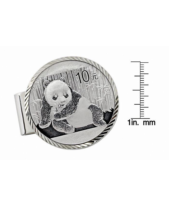 American Coin Treasures Men's Sterling Silver Diamond Cut Money Clip ...