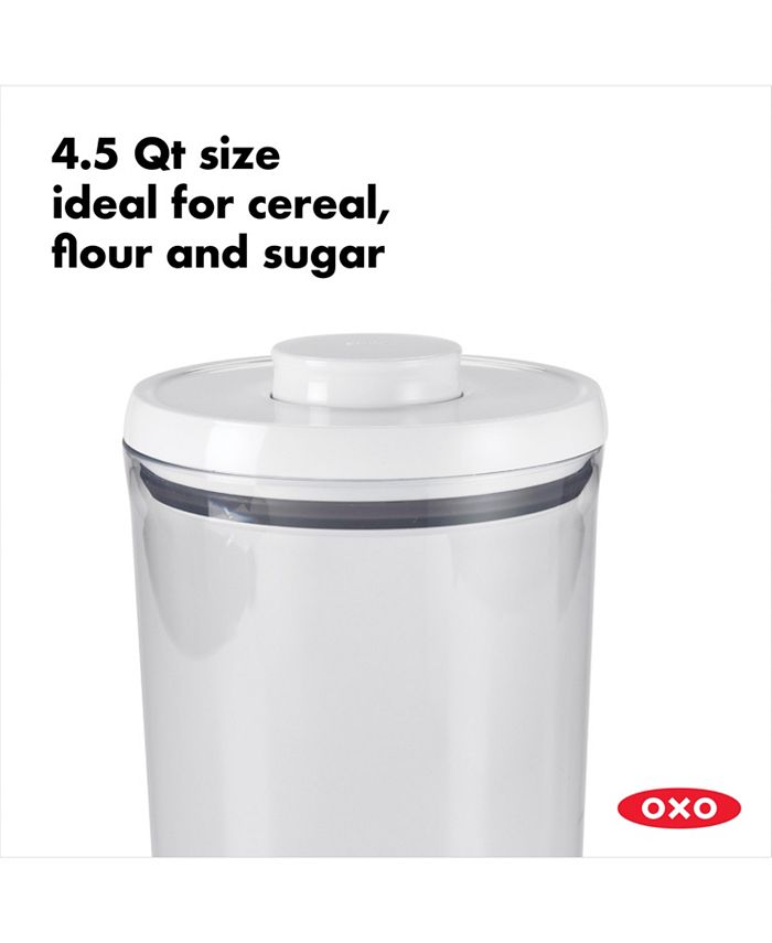 OXO Pop 4.5-Qt. Round Canister - Macy's