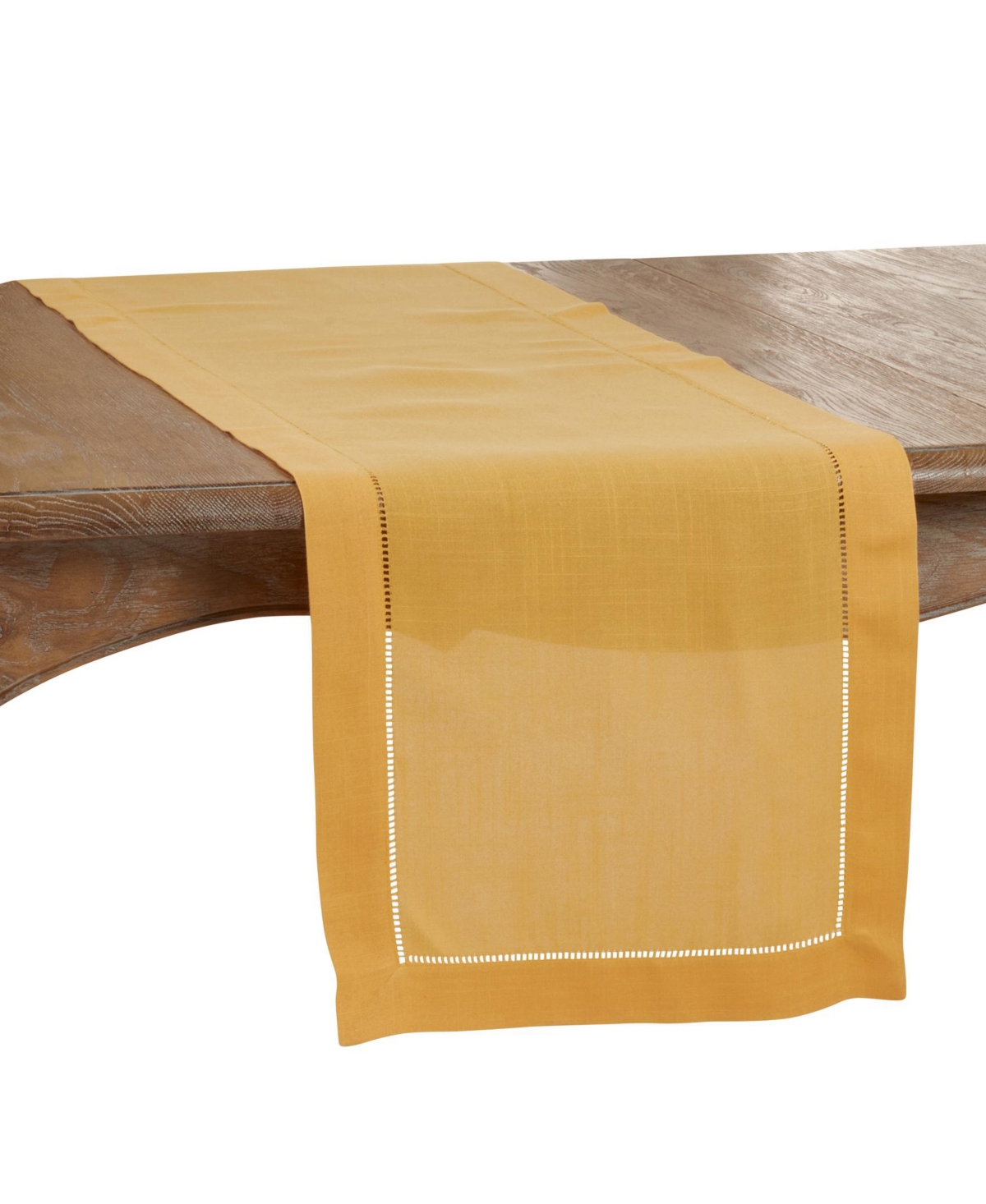 Click here for Saro Lifestyle Runner with Hemstitched Border - Mu... prices