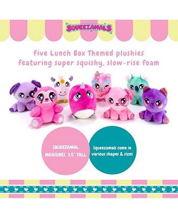 First and Main Squeezamals 3Deez, Slow-Rise Foam Stuffed Animals, Pink ...