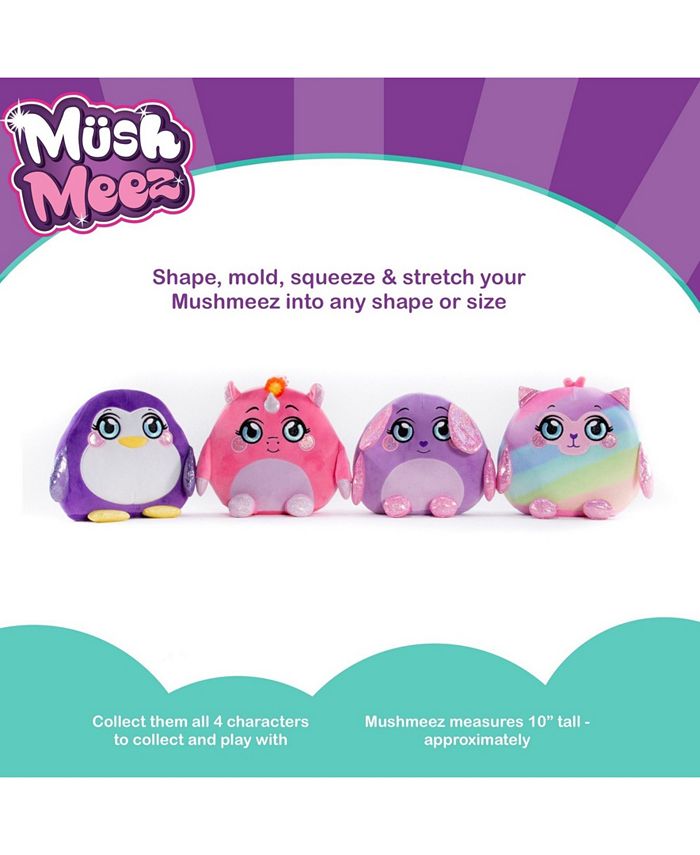 First and Main Mushmeez Squeezy, Squishy, Moldable Plush. Stuffed ...
