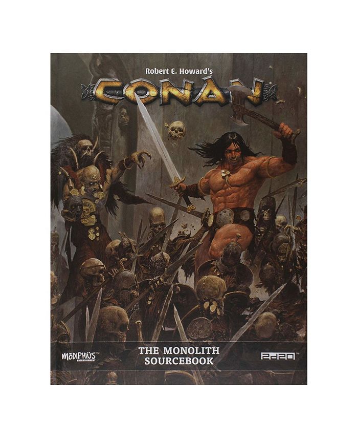 Modiphius Conan- The Monolith Conan Rpg Supp. Full Color Hardback ...
