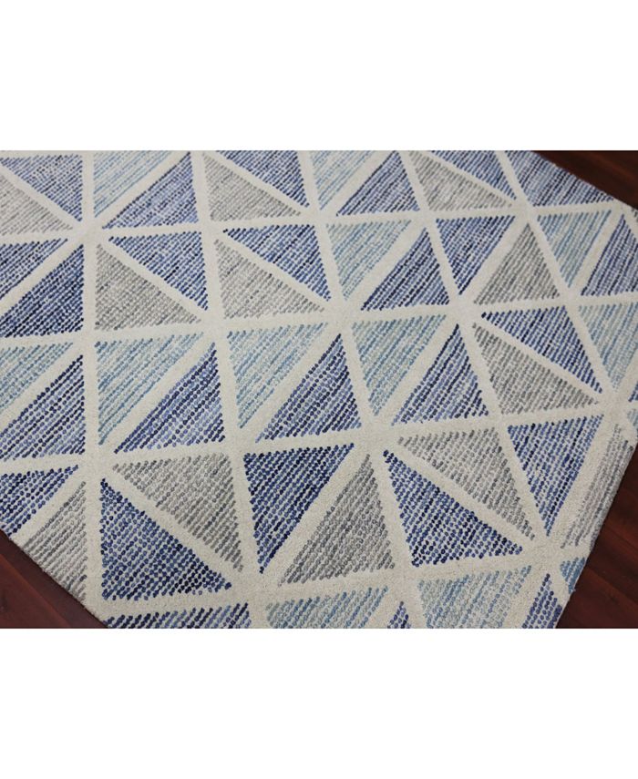 Amer Rugs Vector VEC-1 Charcoal 5' x 8' Area Rug - Macy's