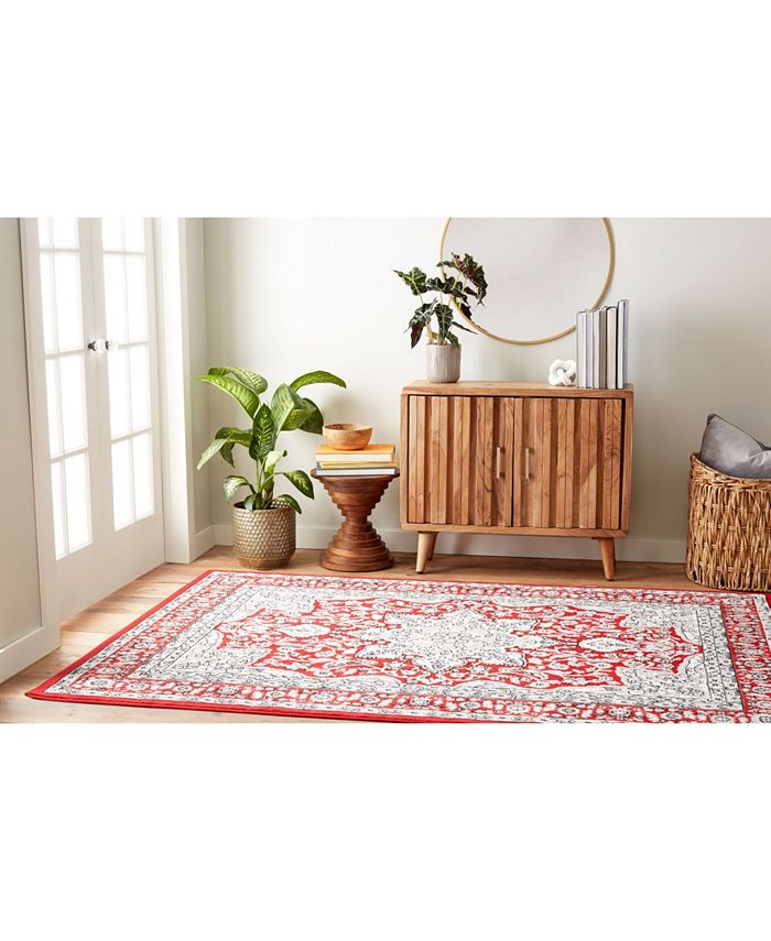 Global Rug Designs Haven Lane Hal06 Red 5'2" x 7'2" Area Rug - Macy's
