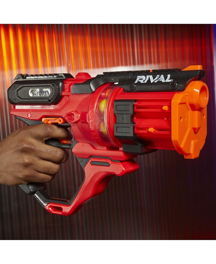 Hasbro CLOSEOUT! Nerf Rival Roundhouse XX-1500 Red Blaster -- Clear ...
