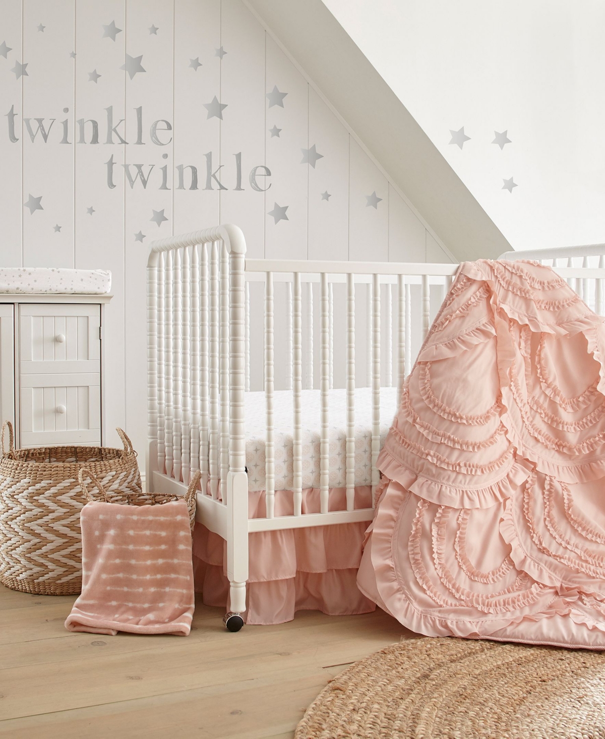 Click here for Levtex Baby Skylar 4-Pc. Bedding Set  Crib - Blush prices