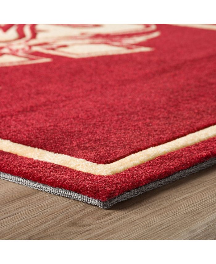 Luxury Sports Rugs Boston College Colbc Maroon 5' x 7'6" Area Rug - Macy's