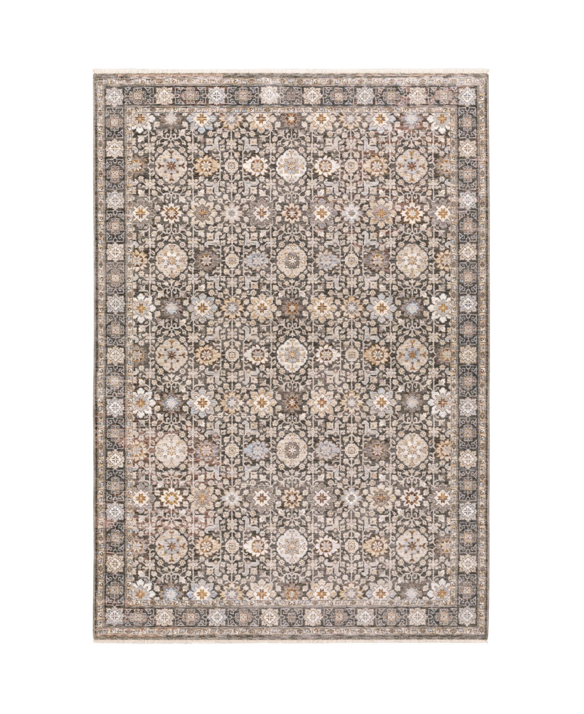 Click here for Oriental Weavers Maharaja 71W Gray and Ivory 67 x... prices