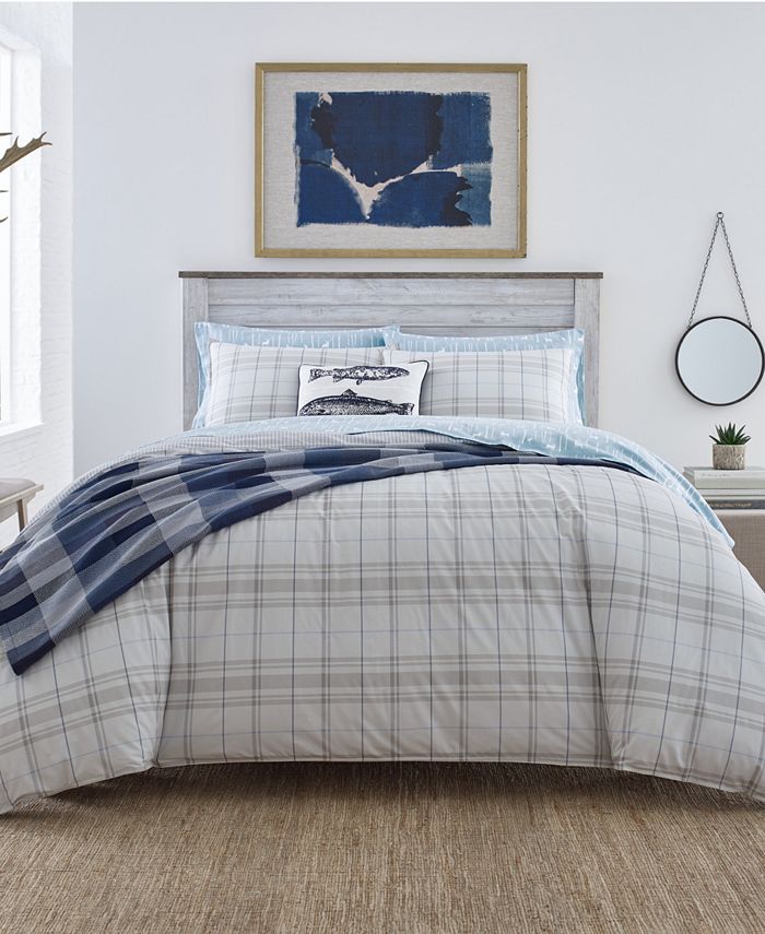 Eddie Bauer Grays Harbor Plaid King Comforter Set - Macy's