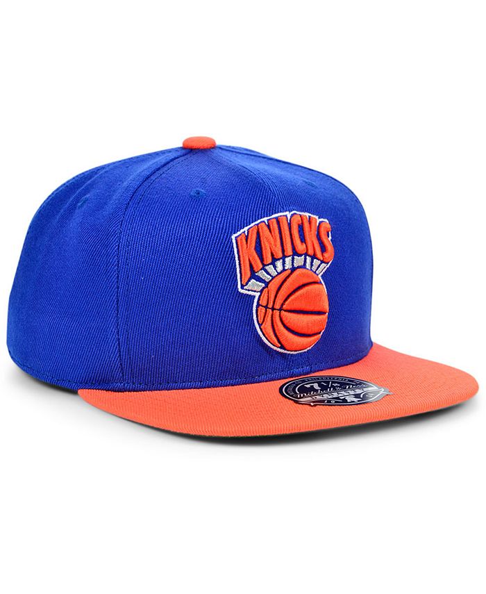 Mitchell & Ness New York Knicks Wool 2 Tone Fitted Cap - Macy's