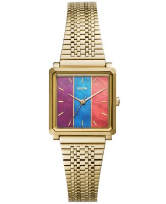 Fossil Women's Julienne Gold-Tone Mesh Watch 26mm - Macy's