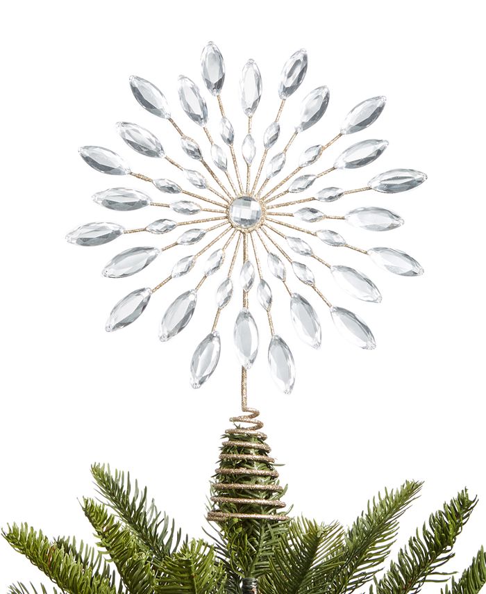 Holiday Lane Shine Bright Star Tree Topper, Created for Macy's - Macy's