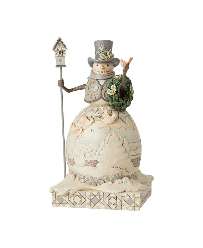 Jim Shore Woodland Snowman/Cardinals - Macy's