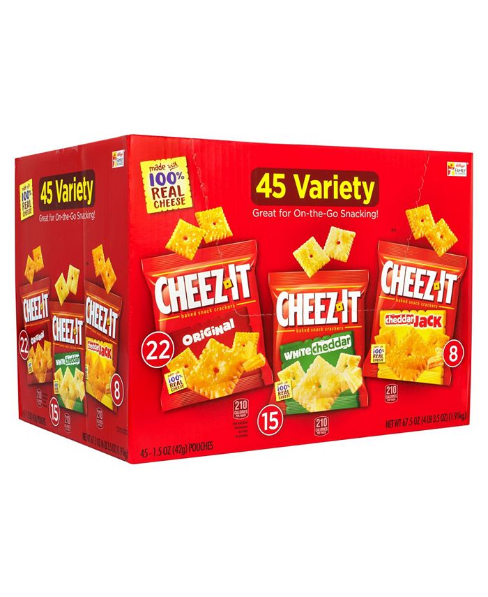 Cheez-It Variety Pack, 1.5 oz, 45 Count - Macy's