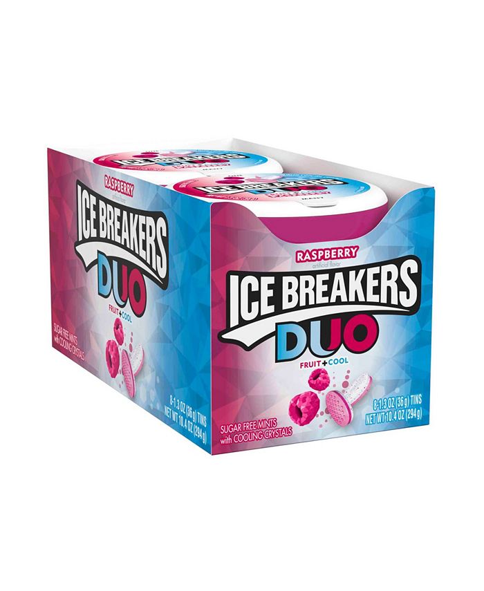 Ice Breakers Duo Raspberry Flavored Mints, 1.3 oz, 8 Count - Macy's