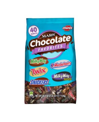 Mars Chocolate Minis Size Candy Variety Mix 40-Ounce Bag, Pack of 2 ...