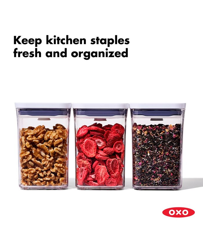 OXO Pop 3-Pc. Food Storage Container Value Set - Macy's