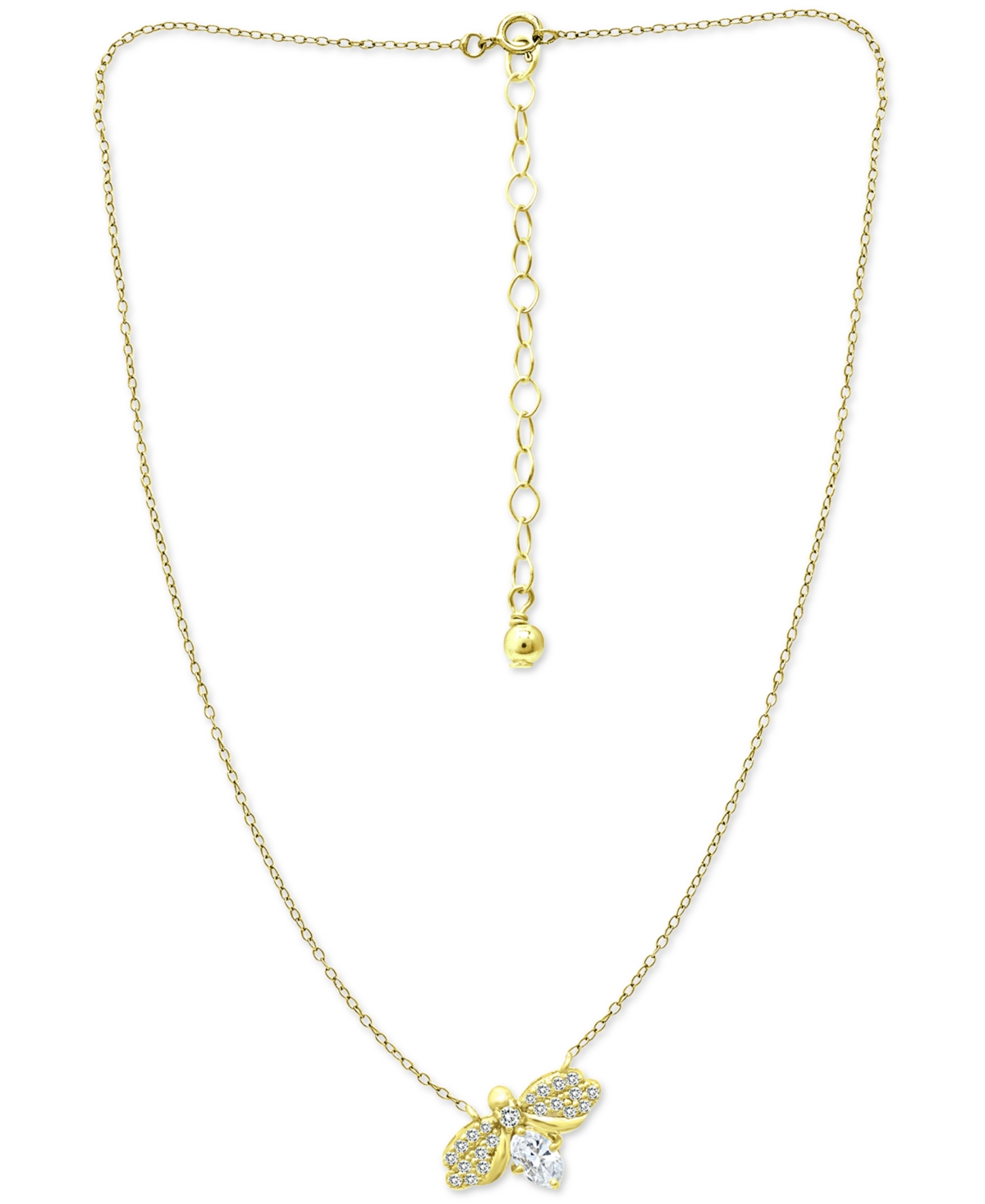 Click here for Giani Bernini Cubic Zirconia Bee 16 Pendant Neckla... prices