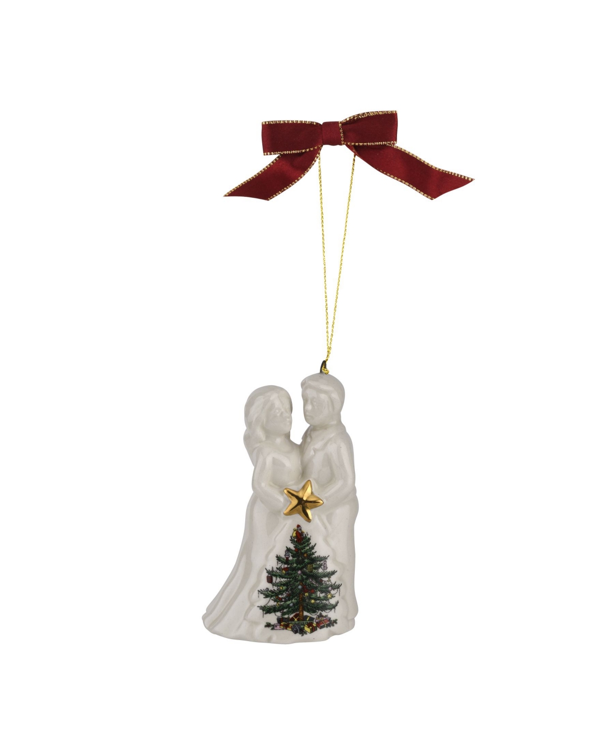 Click here for Spode Bride and Groom Ornament - Multi prices