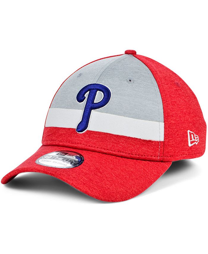 New Era Men's Philadelphia Phillies Striped Shadow Tech 39THIRTY Cap ...