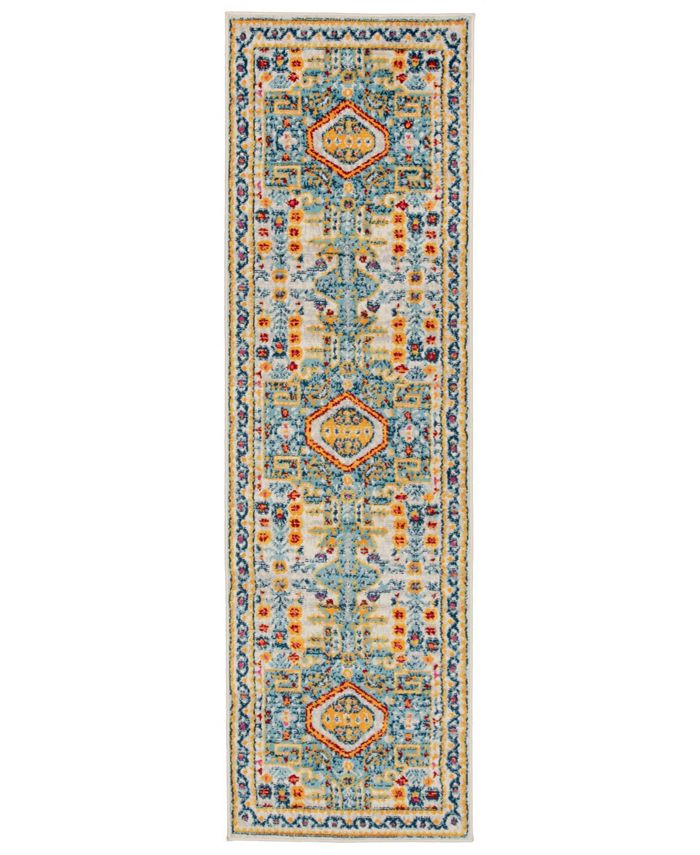 Main Street Rugs Ortho 238 Multi 2' x 7' Runner Area Rug - Macy's
