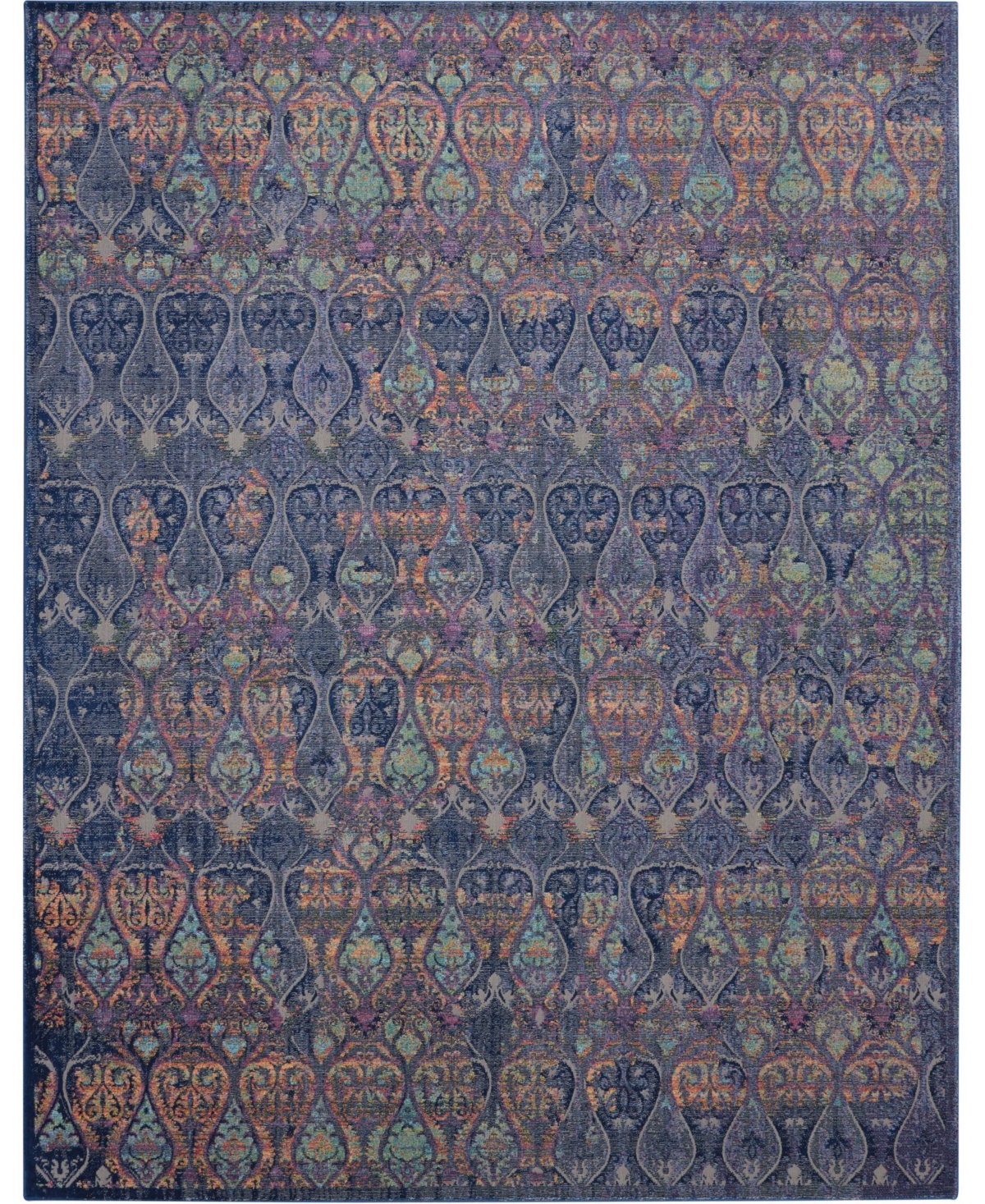 Click here for Nourison Home Ankara Global ANR08 Navy and Multi 7... prices