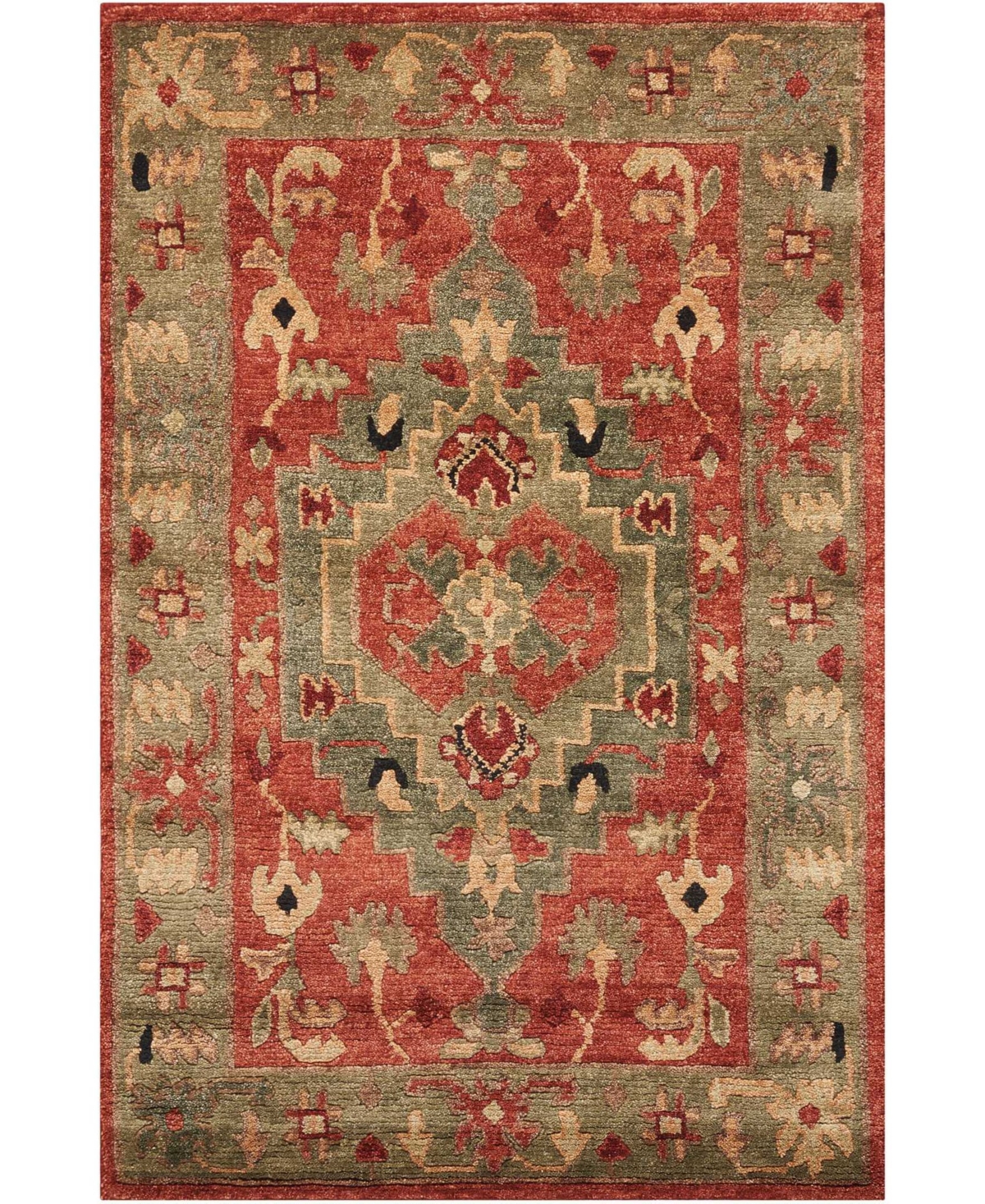 Click here for Nourison Home Tahoe TA01 Rust 56 x 86 Area Rug - R... prices