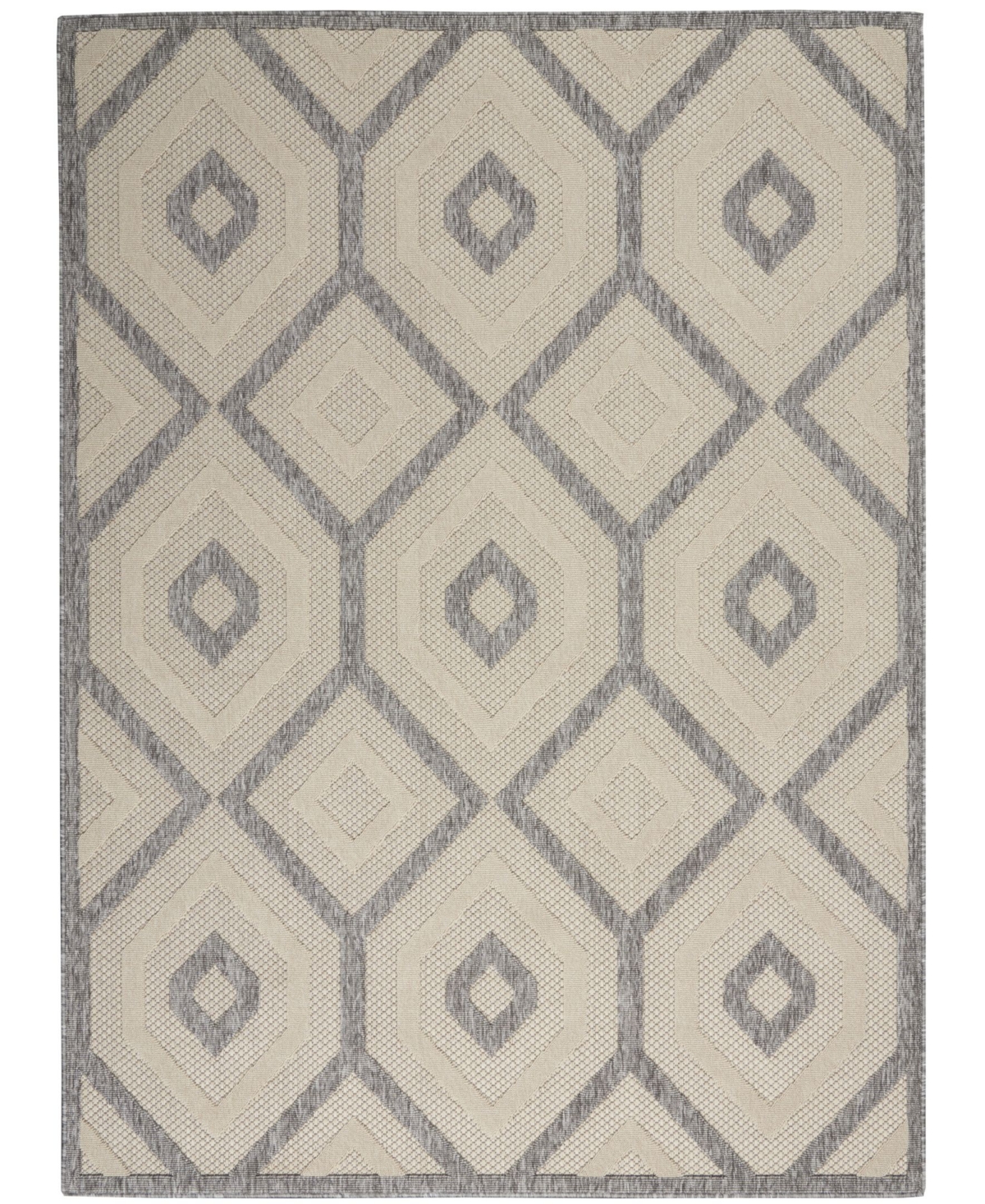 Click here for Nourison Home Cozumel CZM02 Cream 4 x 6 Outdoor Ar... prices