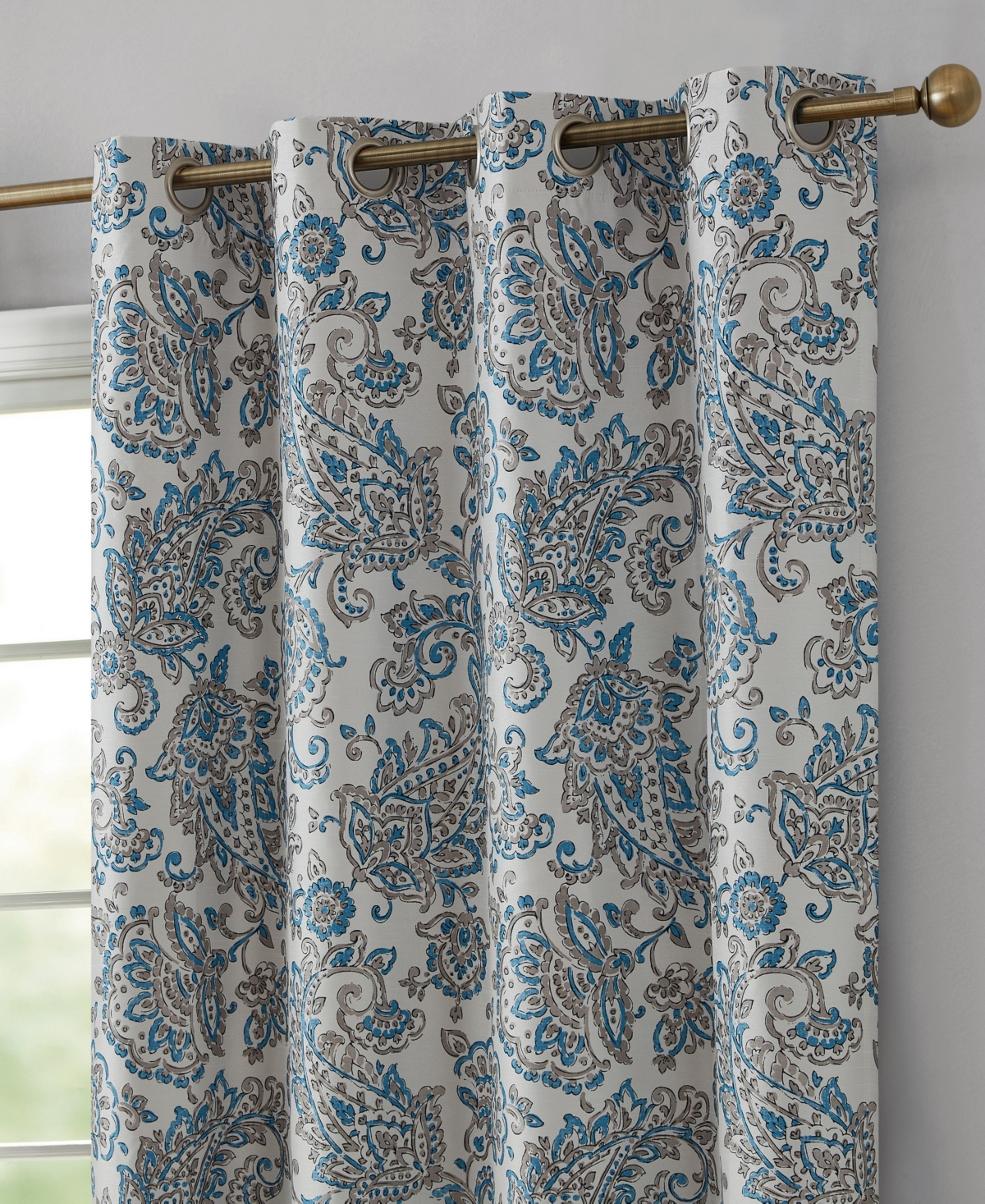 Click here for Hlc.me Amalfi Paisley Faux Silk 100 Blackout Room... prices