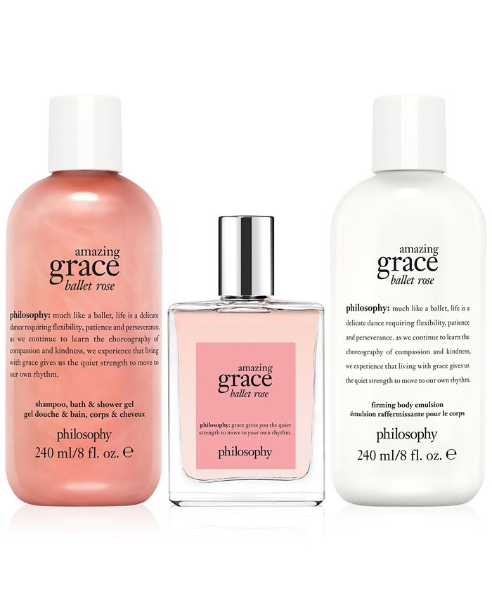 Philosophy 3 Pc Amazing Grace Ballet Rose Eau De Toilette T Set