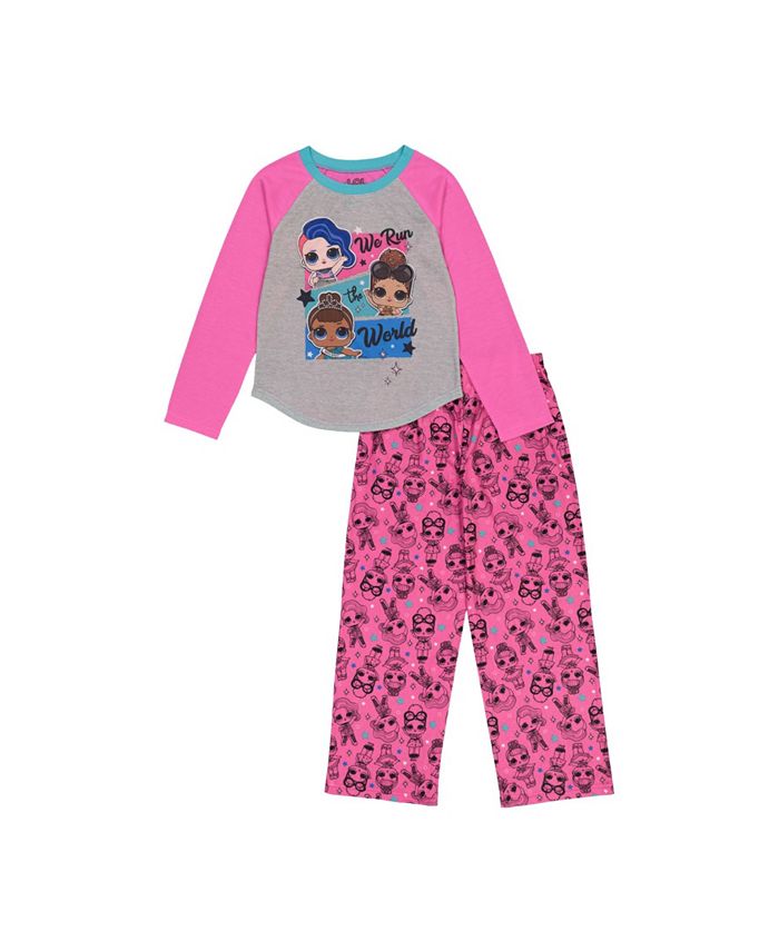AME LOL Surprise! Little and Big Girls 2-Piece Pajama Set - Macy's