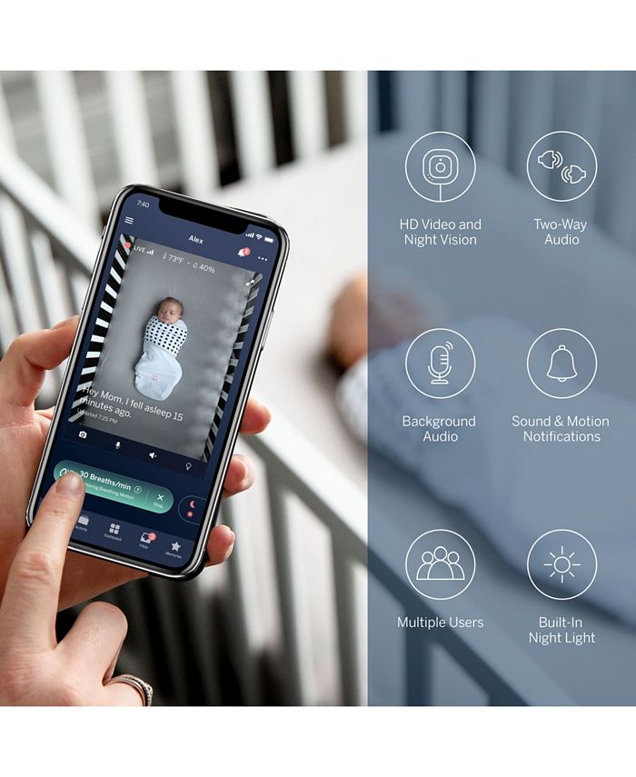 Nanit Plus Smart Baby Monitor and Wall Mount - Macy's