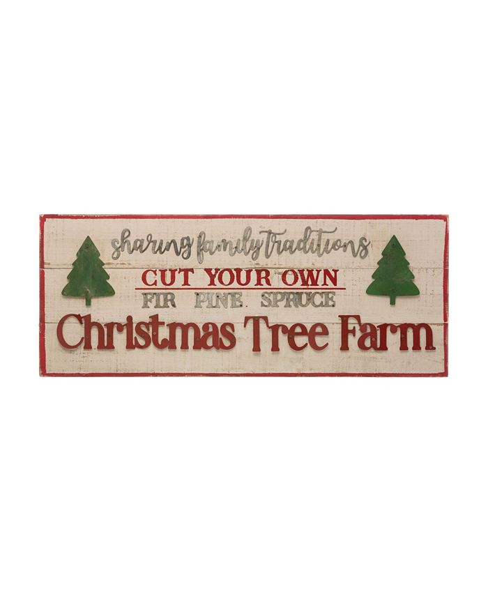 CREATIVE CO-OP INC "Sharing Family Traditions - Cut Your Own - Fir ...